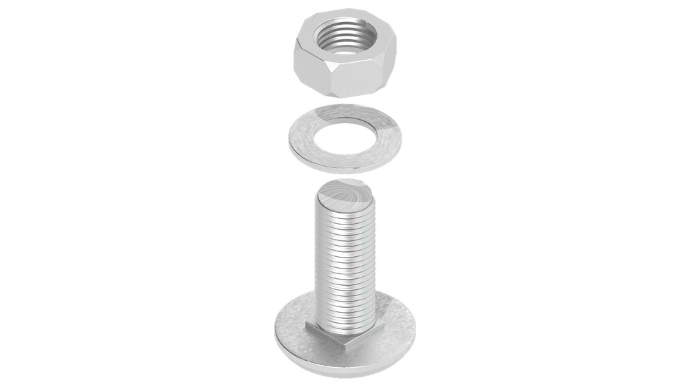 M8 vijak s maticom NIDA Metal - Siniat